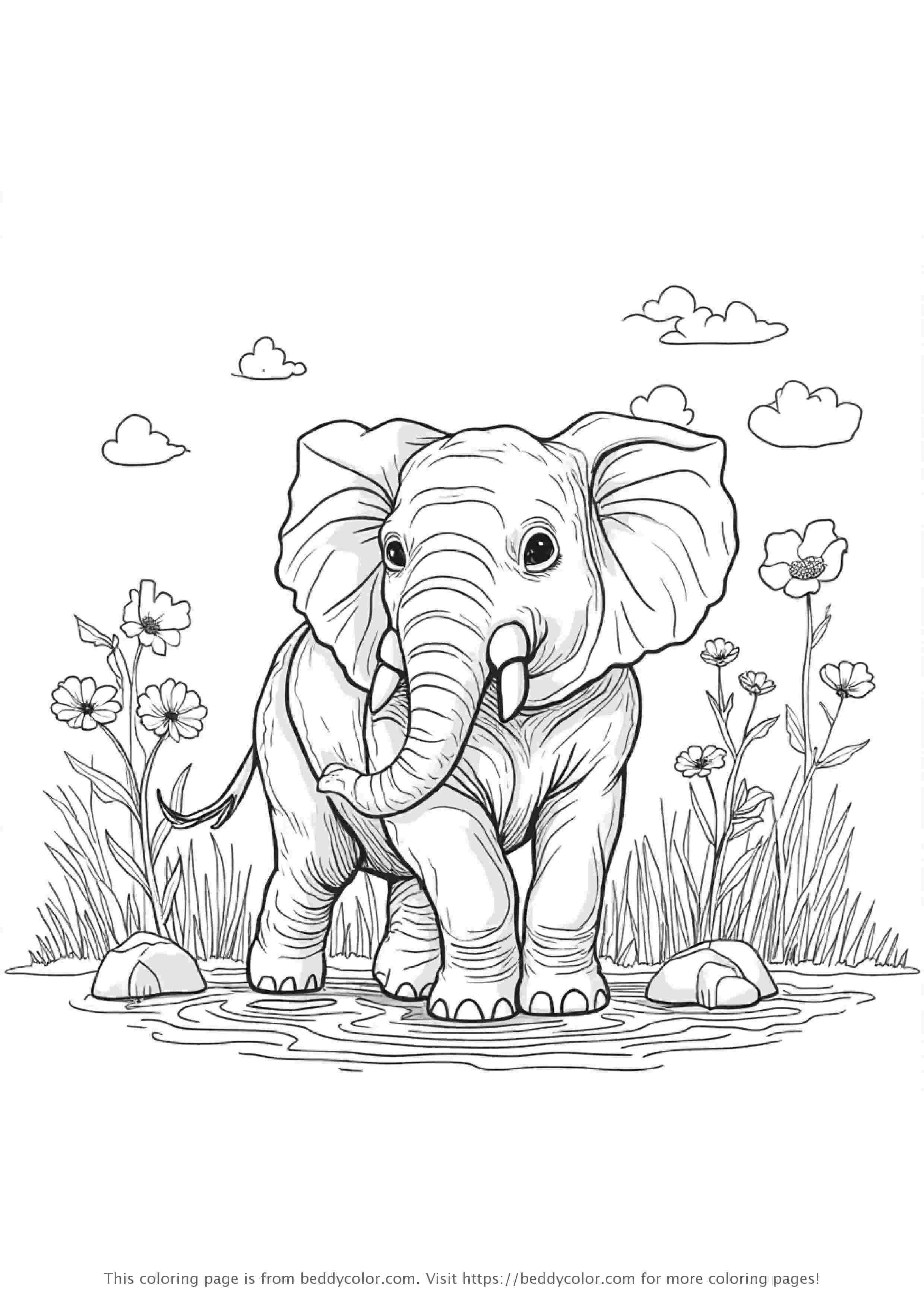 Wild Animal Coloring Pages - BeddyColor
